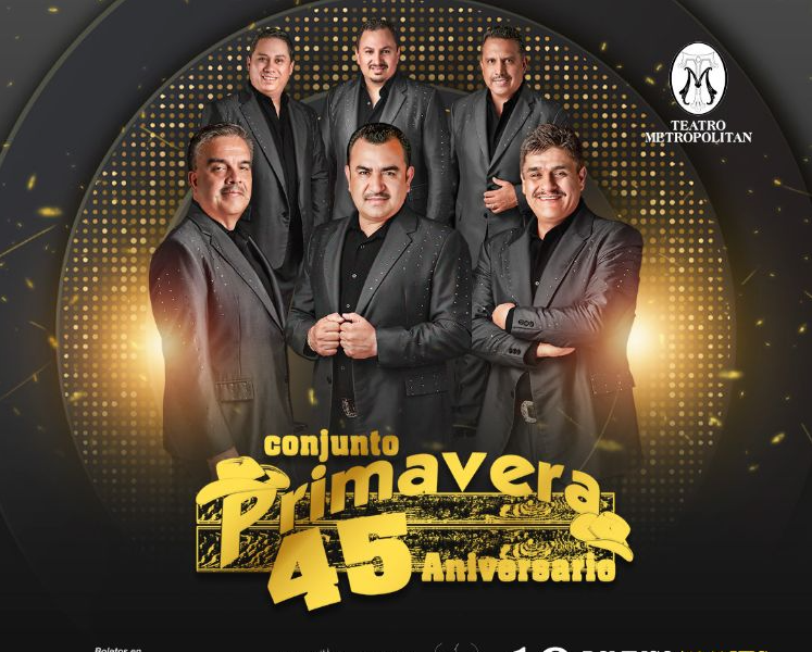 Conjunto Primavera celebrará su 45 aniversario en el Metropolitan ...
