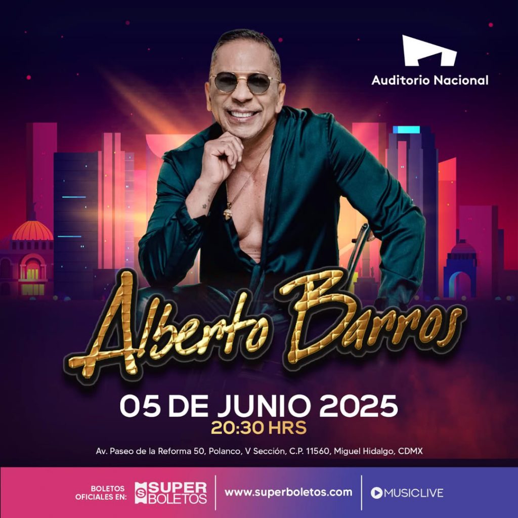 Alberto Barros, el «gigante de la salsa», regresa al Auditorio Nacional ...